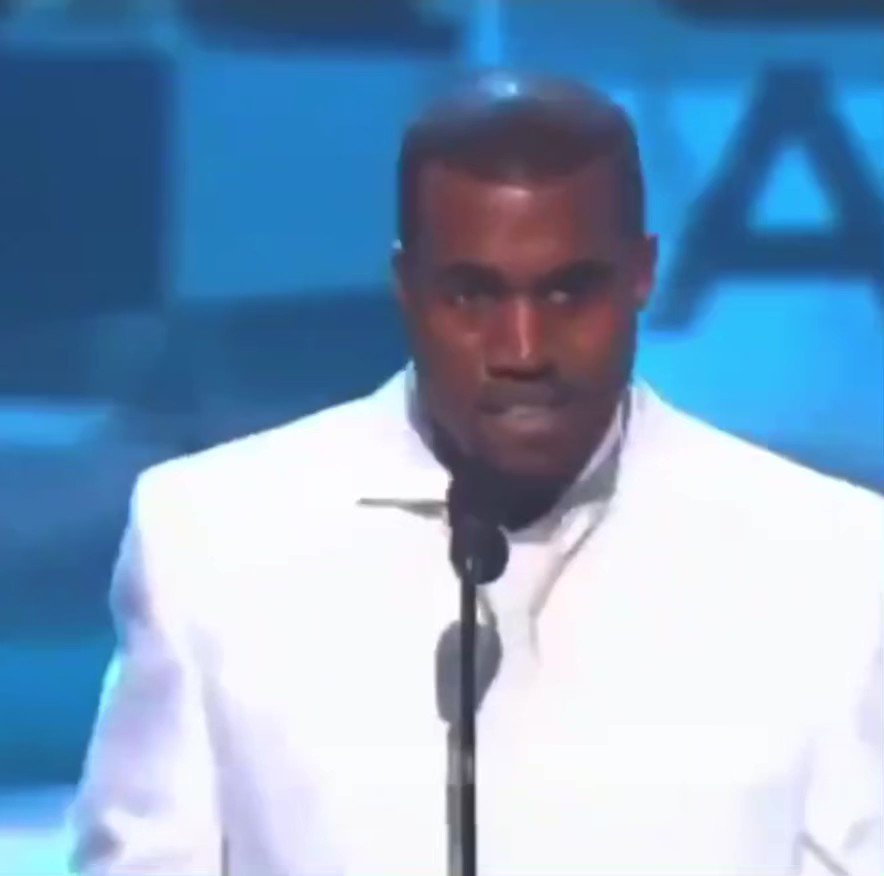 📁 on Twitter: "kanye west at the grammys in white suit making doing a speech saying everybody ...