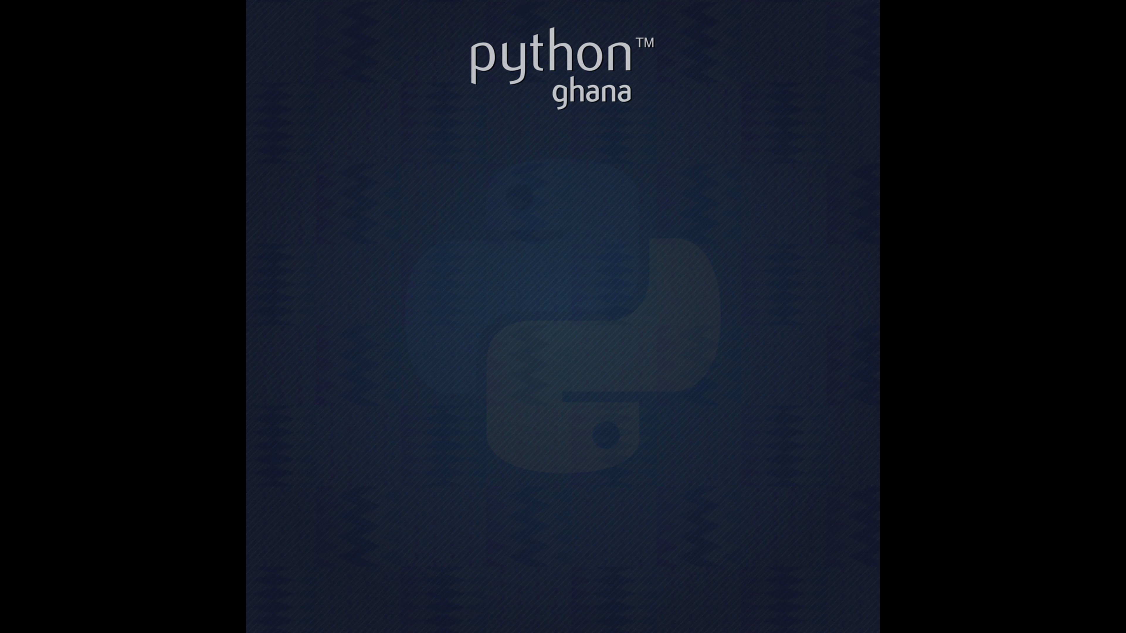 PyCon Ghana (@PyconGhana) / Twitter