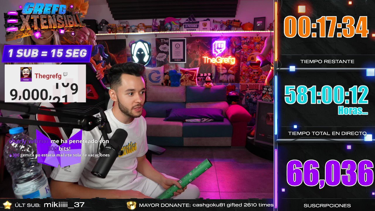 Grefg =) on Twitter: "Jamás hubiera imaginado llegar a 9.000.000 de seguidores en @TwitchES en ...