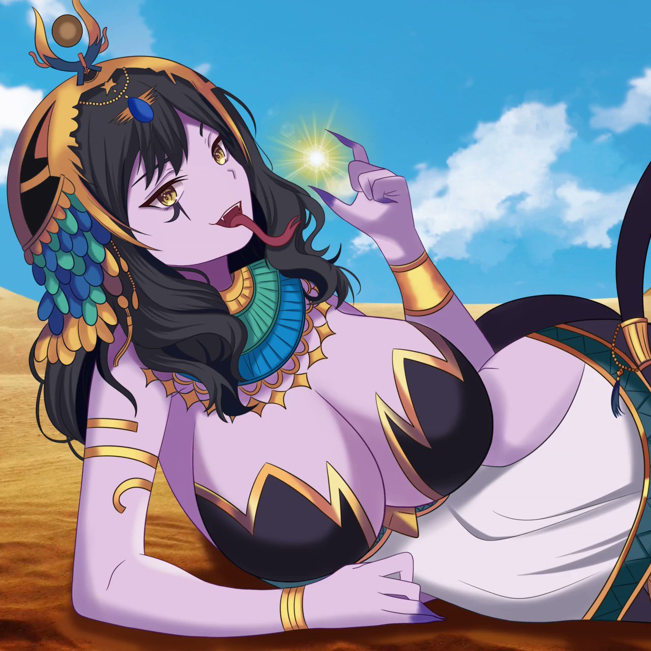 Vexoria The Sun Eater (Sexy Lamia Vtuber) on Twitter: ""Good morning my snacrifice..." Looking ...