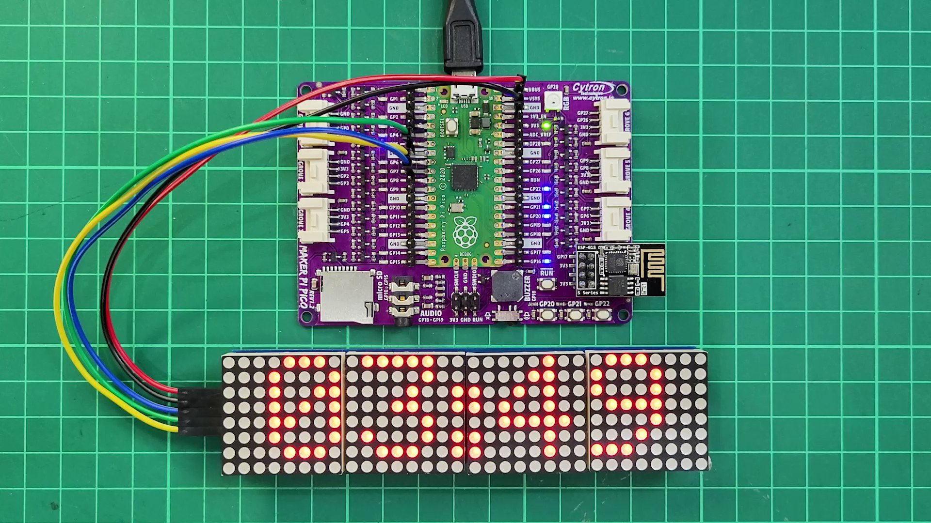 @cytrontech on Twitter: "Internet Clock using Maker Pi Pico and CircuitPython 📝 Tutorial https ...