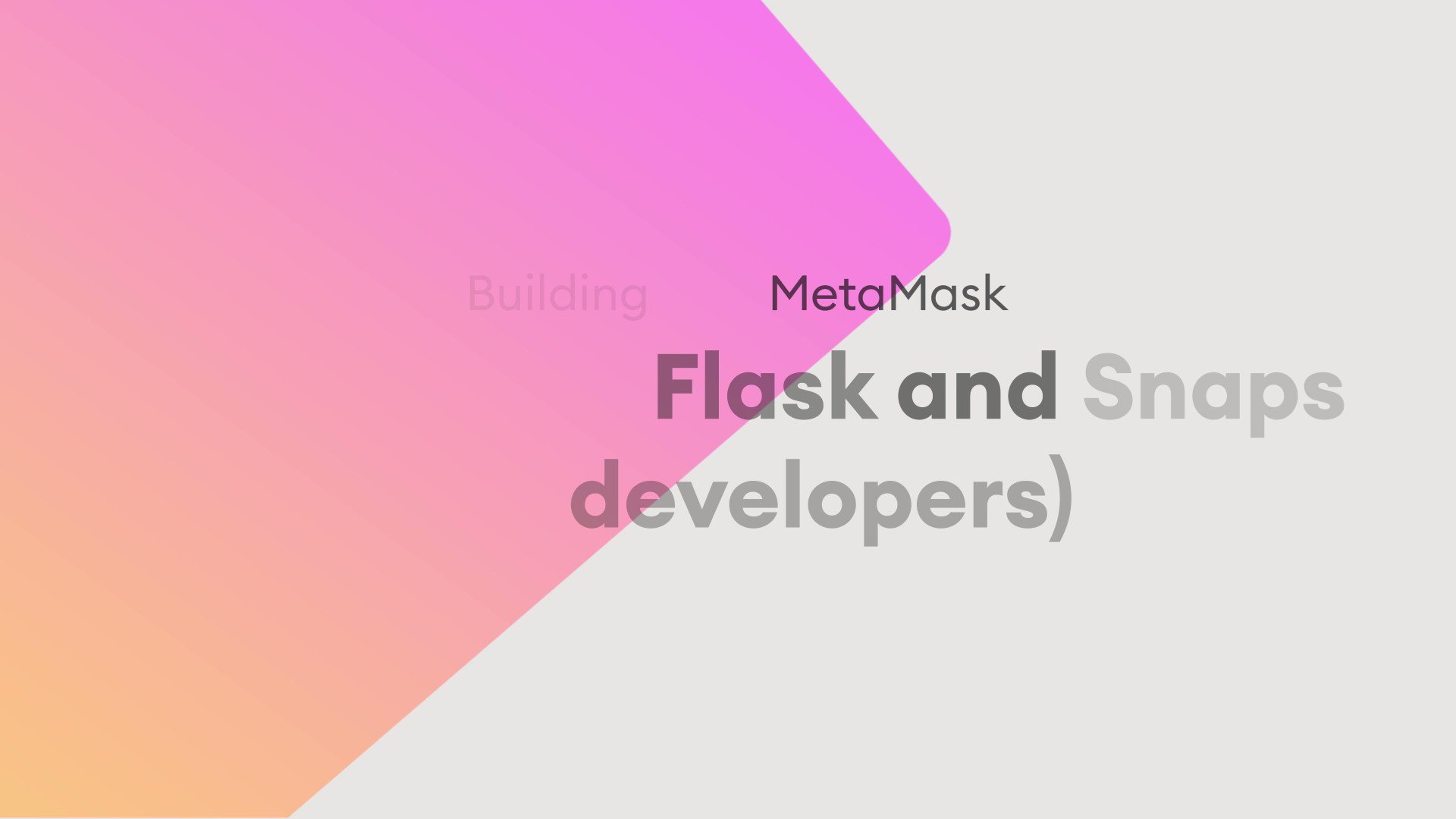MetaMask 🦊💙 on Twitter: "🎁Web3 developers: We’re excited to announce the launch of MetaMask ...