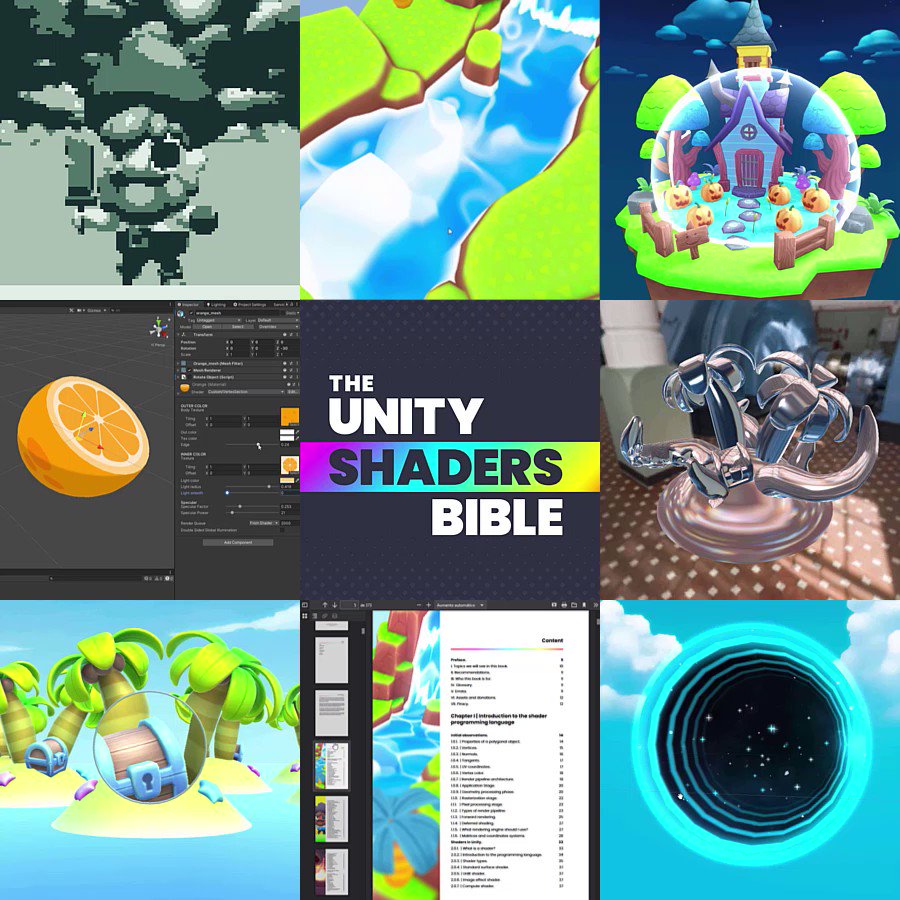 The Unity Shaders Bible on Twitter: "Vertex Shader, Fragment Shader, Compute Shader, and many ...