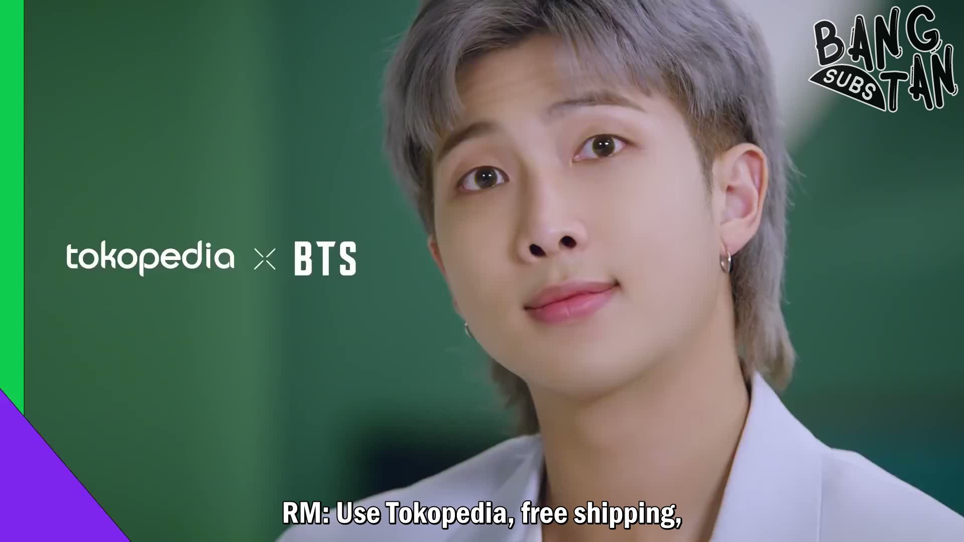 BTS Translations / Bangtansubs on Twitter: "[ENG] 211011 Tokopedia X BTS' RM - Free Shipping ...