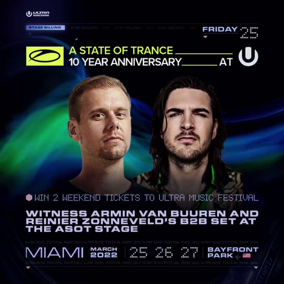 Armin van Buuren on Twitter: "Want to join me and Reinier Zonneveld at @ultra Music Festival ...
