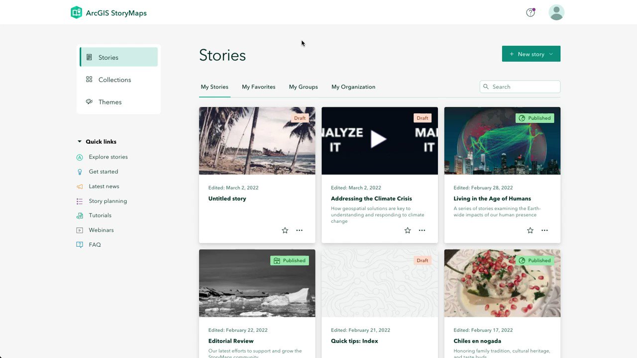 ArcGIS StoryMaps on Twitter: "The ArcGIS #StoryMaps theme builder lets you create custom themes ...