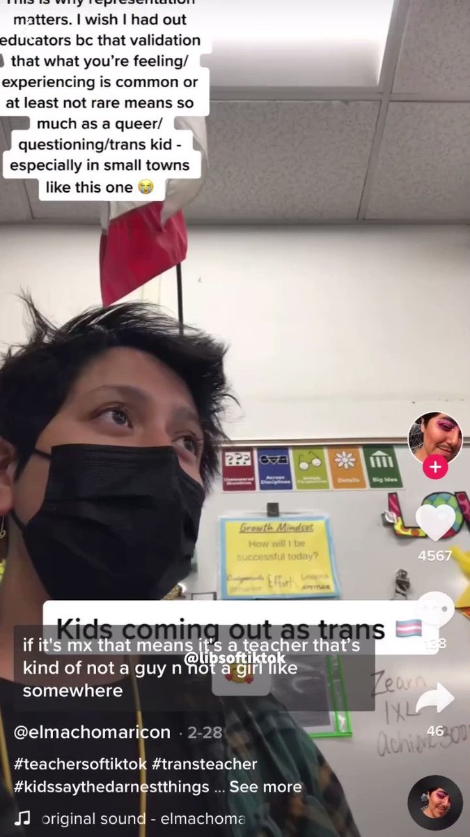 Libs of Tik Tok on Twitter: "4th grade California teacher films herself ...