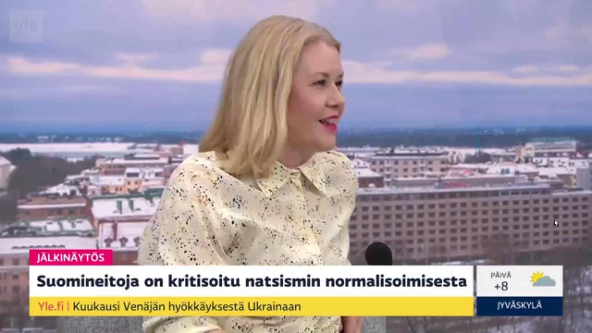 Rivien välistä on Twitter: "Toinen klippi Yle Aamusta. Miten valtion televisiossa voidaan täysin ...