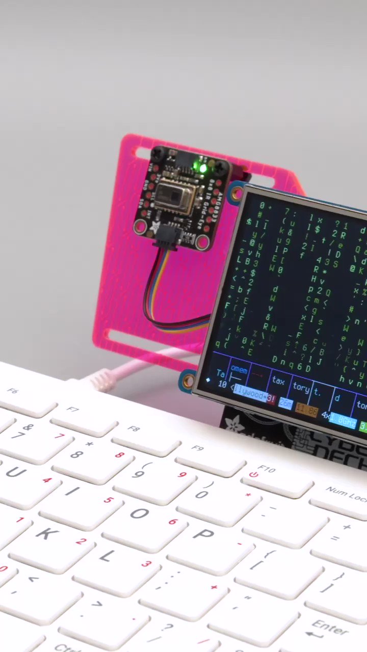 adafruit industries on Twitter: "This is the cyberdeck hat for the #RaspberryPi 400. We designed ...