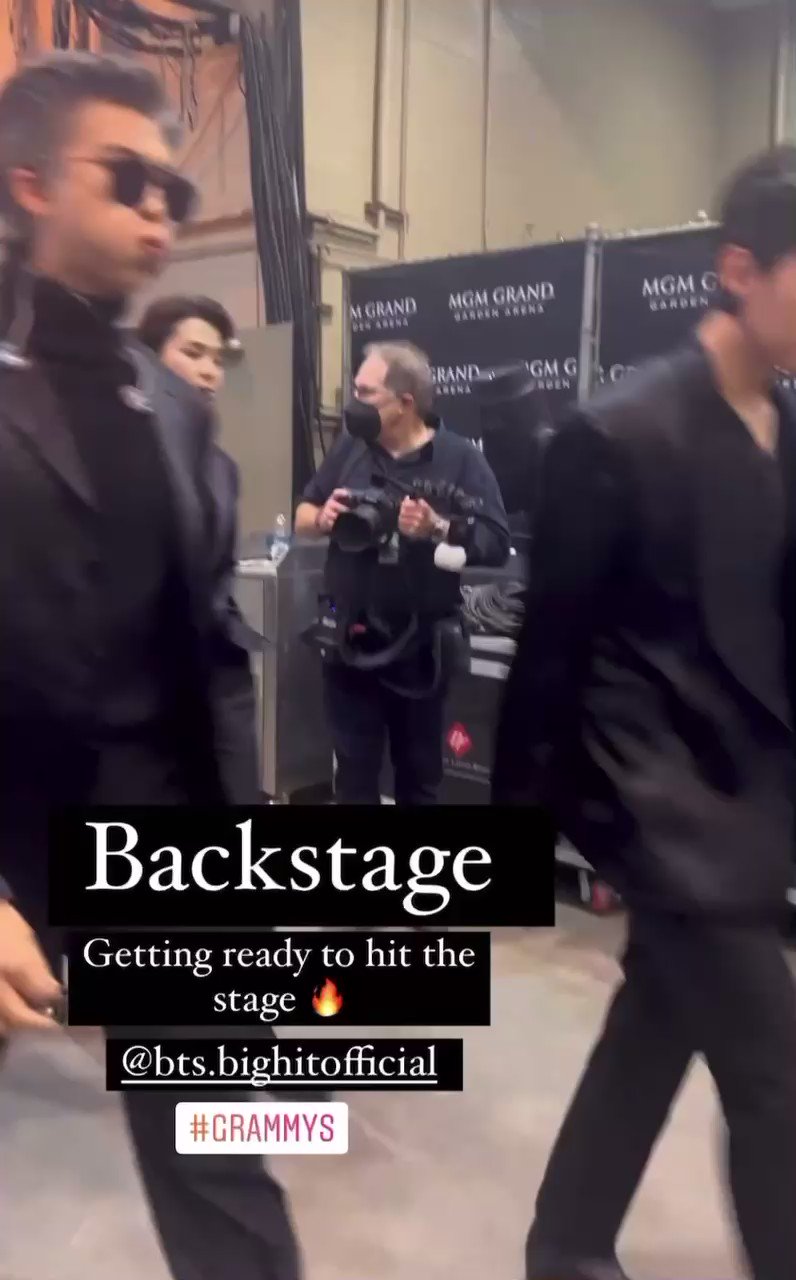 BTS Charts & Translations⁷ on Twitter: ".@BTS_twt backstage getting ready to hit the Grammys ...