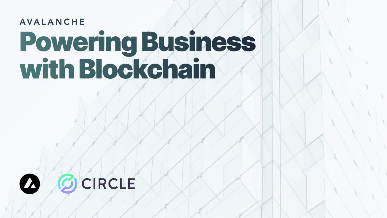 Avalanche 🔺 on Twitter: "During the previous Powering Business with Blockchain session, @John1wu ...