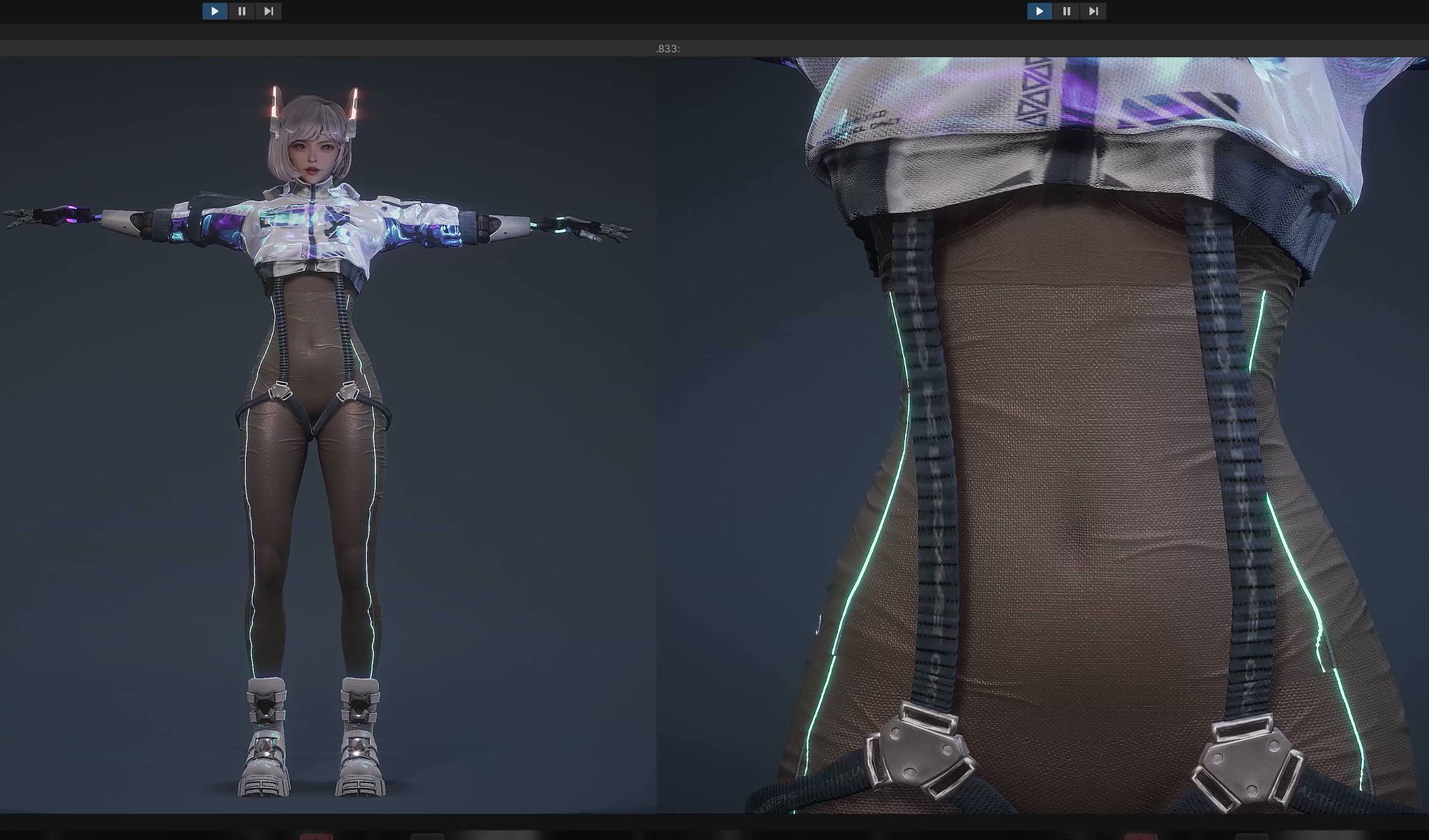 Sakura Rabbit 樱花兔 on Twitter: "Add breathing👌 #unity3d #madewithunity #shader #realtime https ...