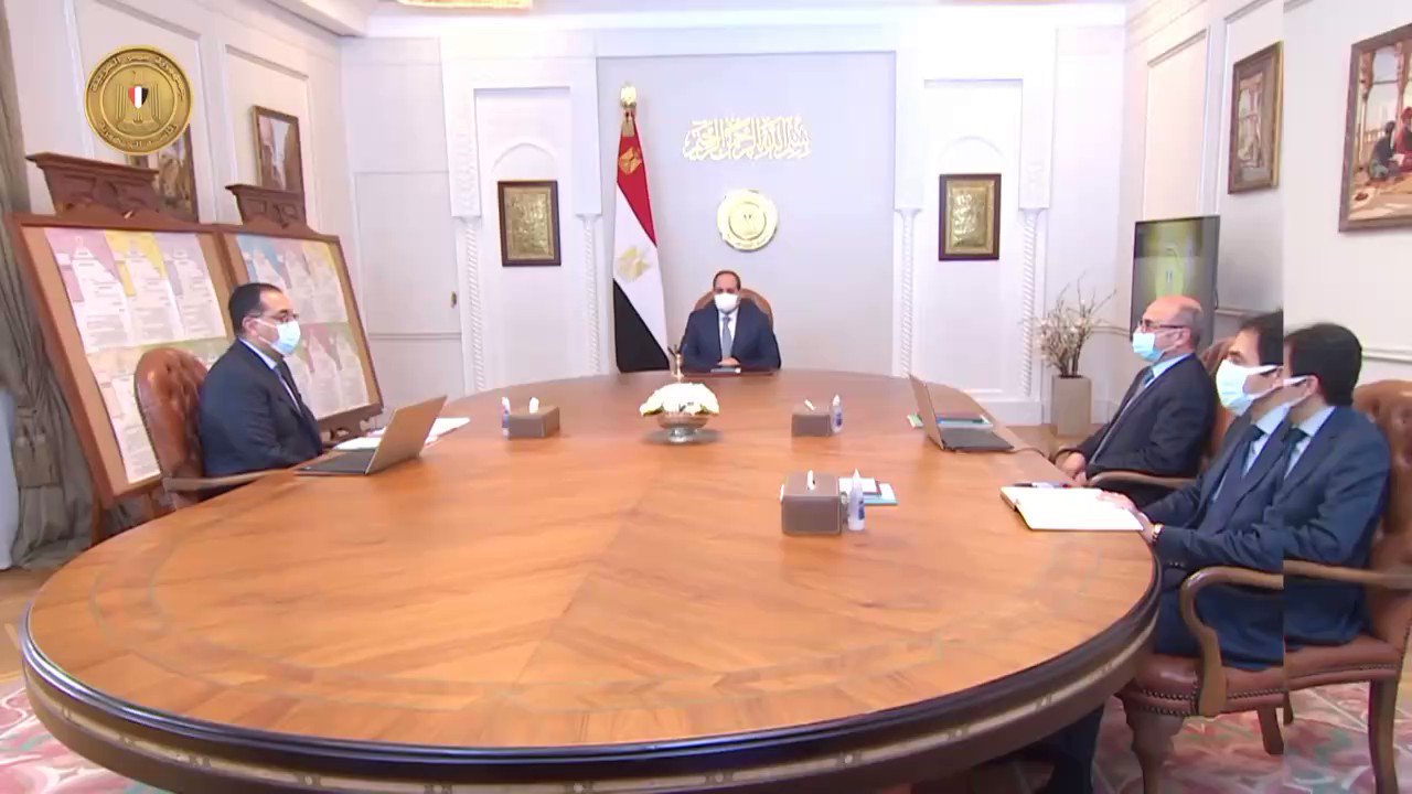 مشاريع مصر Egypt On Twitter 🌇 مشاريع مصر🇪🇬 اجتمع الرئيس عبد الفتاح