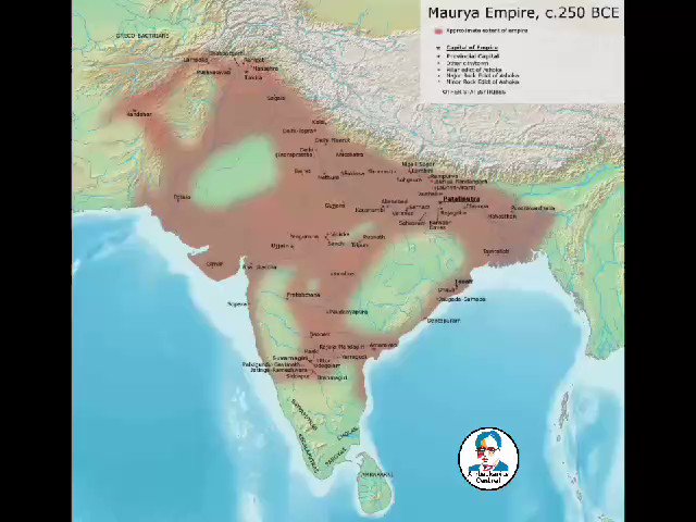 Ashoka Empire Map