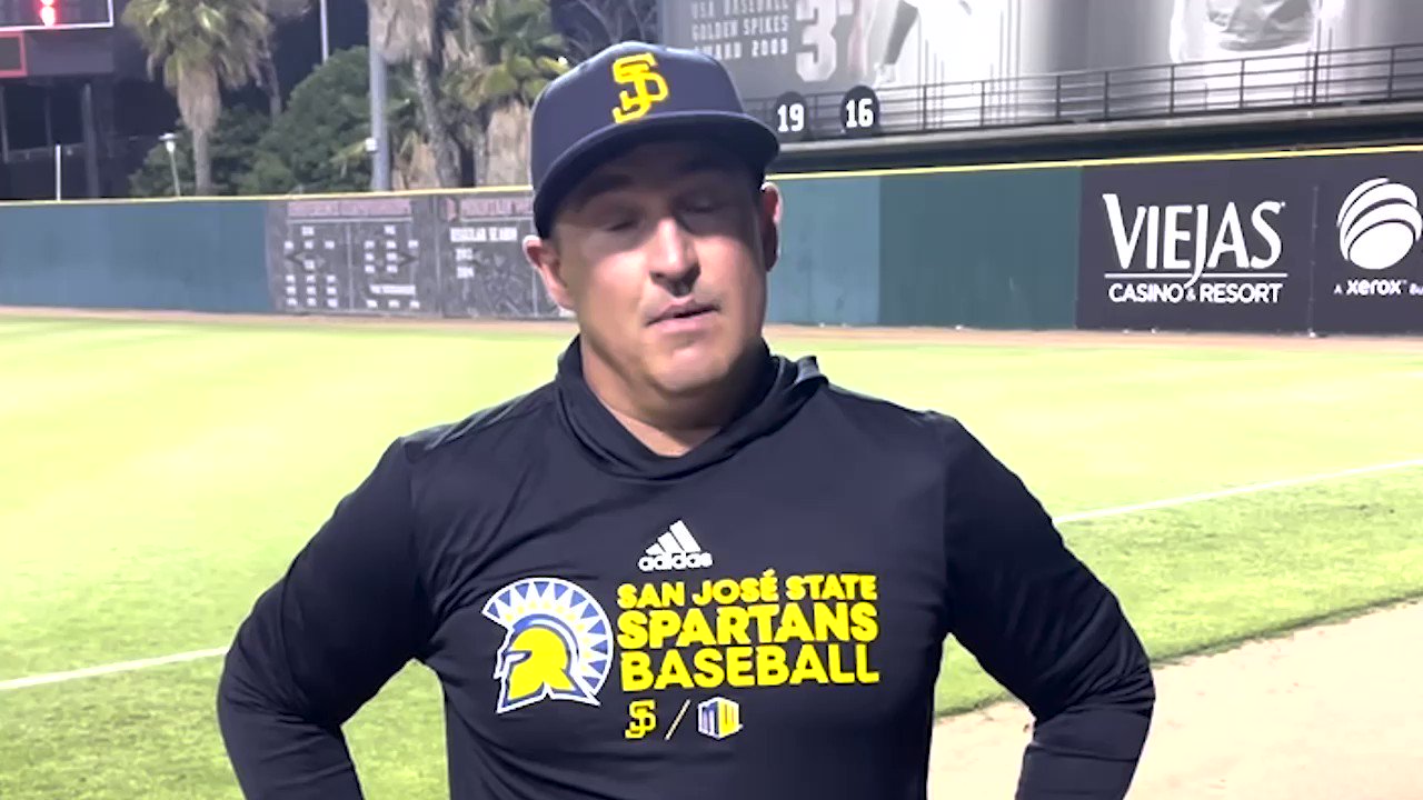 San José State Baseball on Twitter: "🎥 Head Coach Brad Sanfilippo (@CoachFlipSJSU) following ...