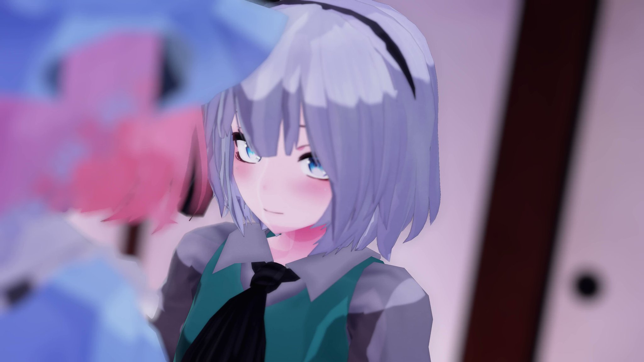 EverMilk（エバミルク） on Twitter: "RT @yukinoichimatsu: 今日も一日頑張ったから幽々子様にキスしてもらう妖夢ちゃん🥰 https://t.co ...