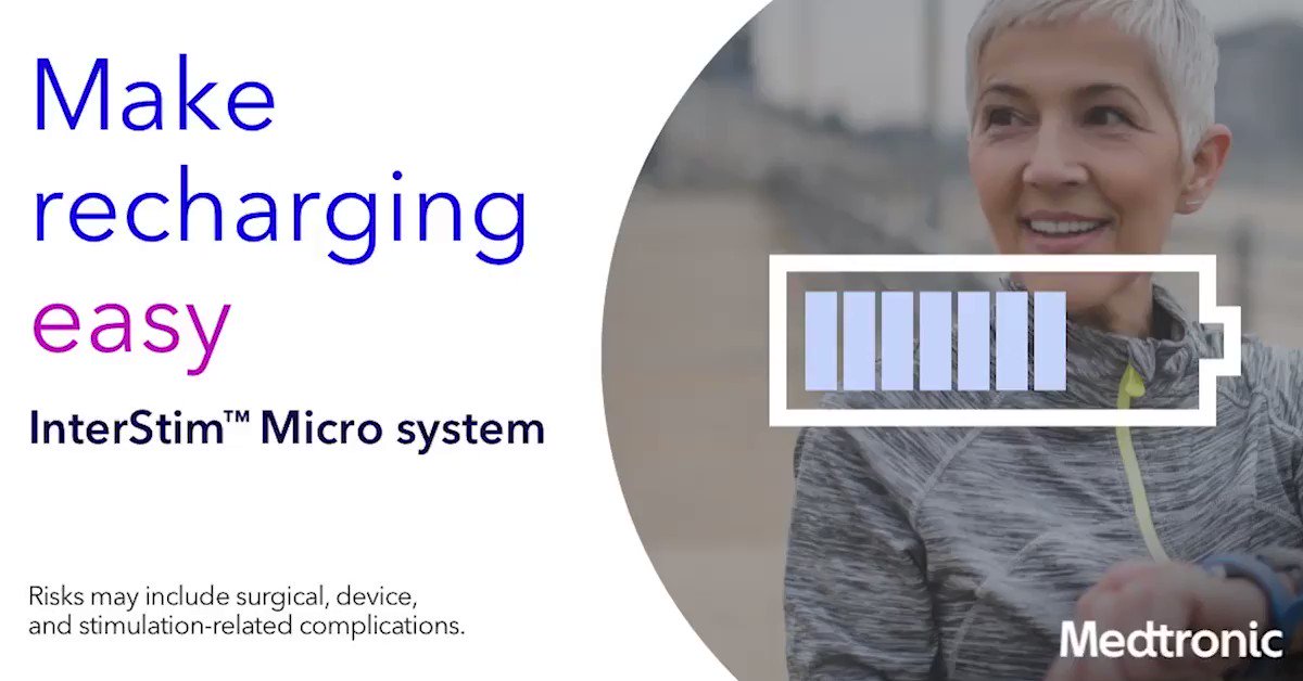 Medtronic Pelvic Health on Twitter: "Recharging should be fast & easy. Patients can fully ...