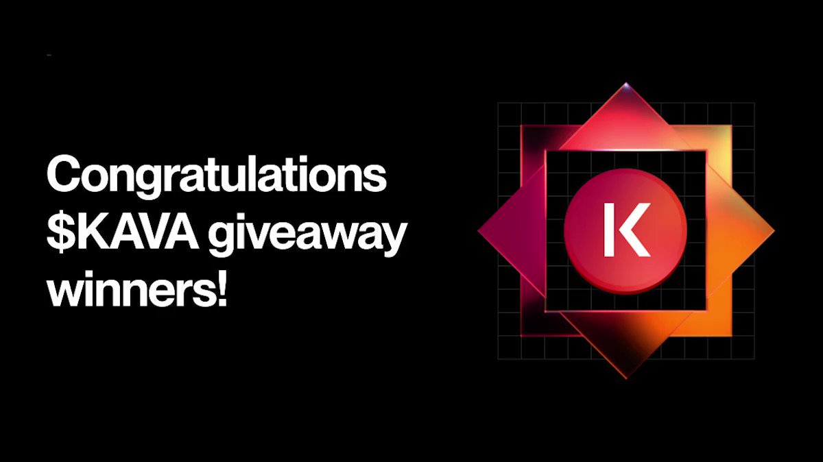 Kava Network on Twitter: "The results are in! 👀 🎁 Winners of the 25 $KAVA giveaway are ...