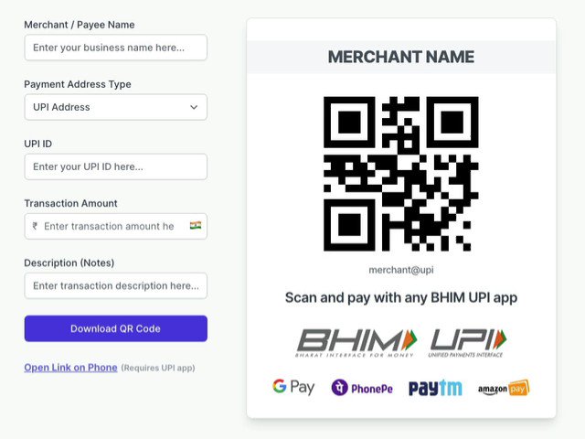 UPI QR Code Generator: Make UPI QR Code For Customized, 52% OFF UPI QR Code Generator: Make UPI QR Code For Customized, 52% OFF