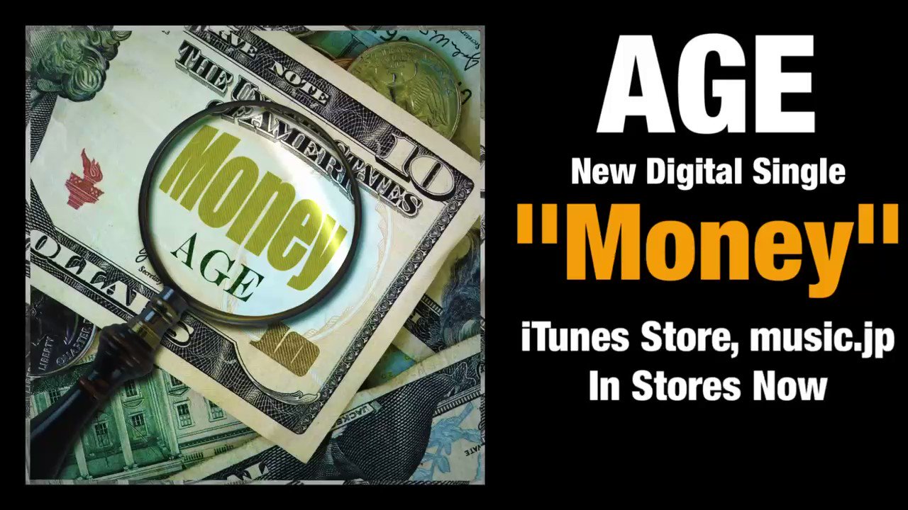 RoB Music Label Infomation on Twitter: "[#AGE]@A_G_E_official New Single "Money" 各サイトで配信開始 Apple ...