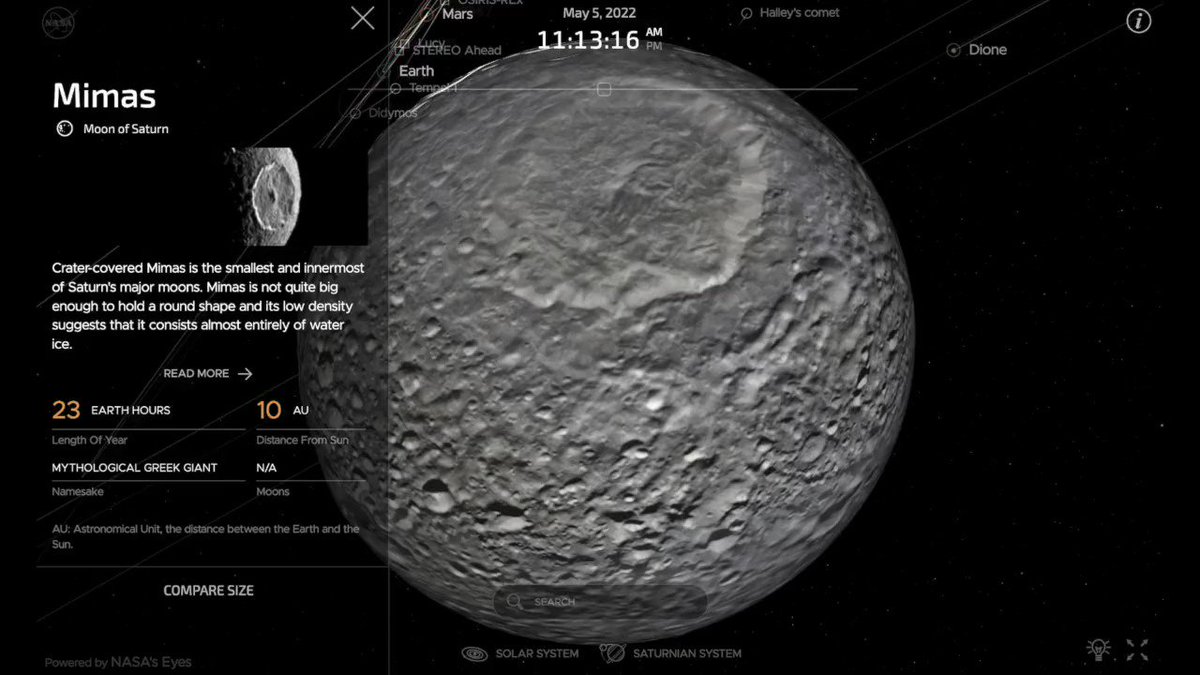 Mimas Moon