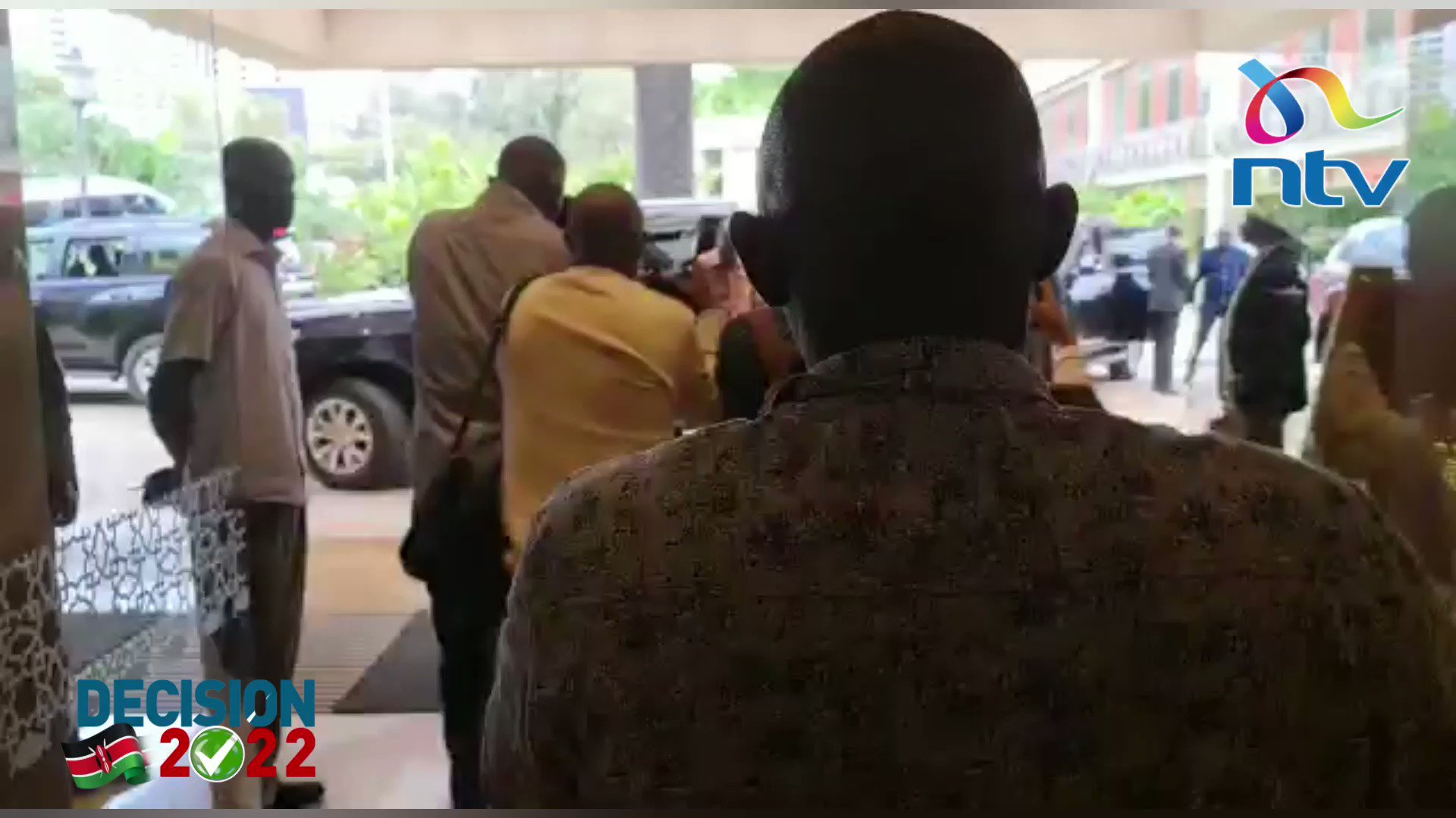 NTV Kenya on Twitter: "Azimio-OKA Presidential candidate, Raila Odinga, arrives at Serena Hotel ...