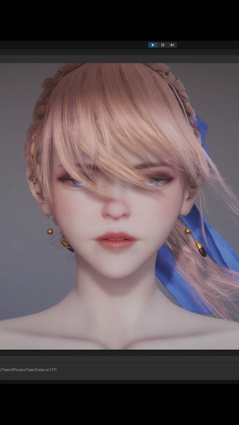 Sakura Rabbit 樱花兔 on Twitter: "Hair simulation... #unity #gamedev #shader #RealTime https://t.co ...