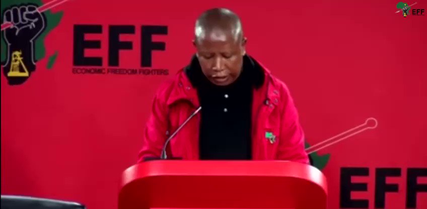 Economic Freedom Fighters on Twitter: "[In Case You Missed It]: CIC @Julius_S_Malema says the ...