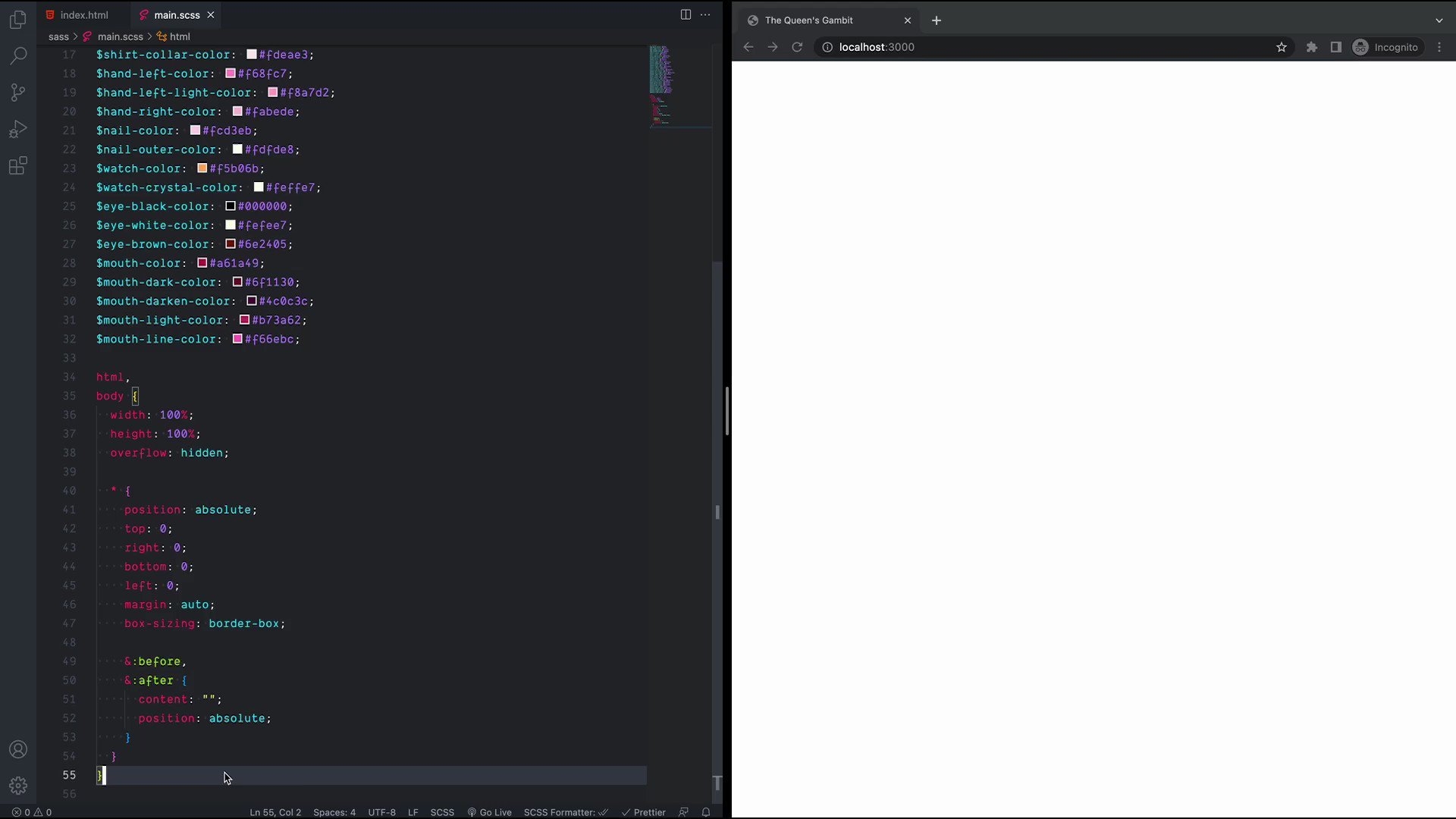 Asyraf Hussin on Twitter: "Draw The Queen's Gambit using CSS @CodePen : https://t.co/Y3BrUkwgHa ...