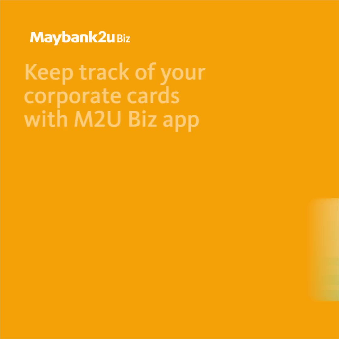 MaybankさんはTwitterを使っています: 「Need to manage your corporate cards even ... MaybankさんはTwitterを使っています: 「Need to manage your corporate cards even ...