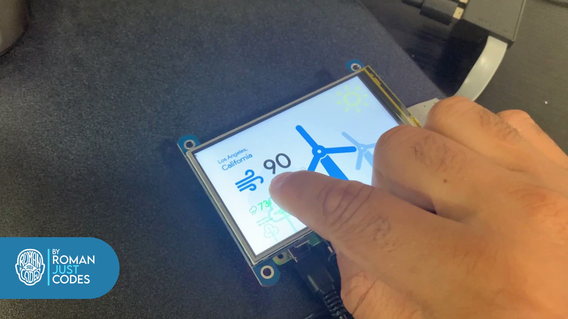 Roman Jaquez on Twitter: "#Flutter app on a Raspberry Pi 4 running Ubuntu (and if the screen was ...