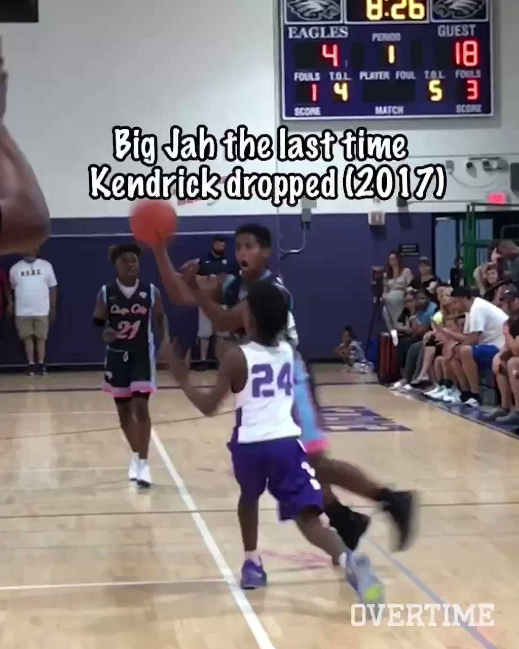 Overtime Elite on Twitter: "Big Jah got defenders afraid 😳 @jahzarre https://t.co/Ba6VzpMjvf ...