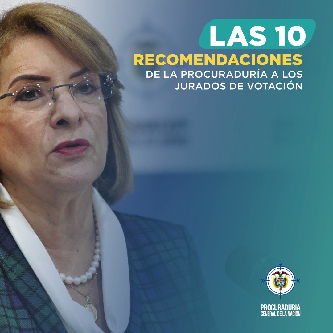 Procuraduría General De La Nación On Twitter Aquí Están Las Dos