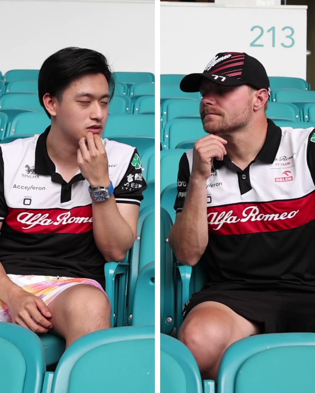 Alfa Romeo F1 Team ORLEN on Twitter: "How well do @zhouguanyu24 and @valtteribottas know Alfa ...