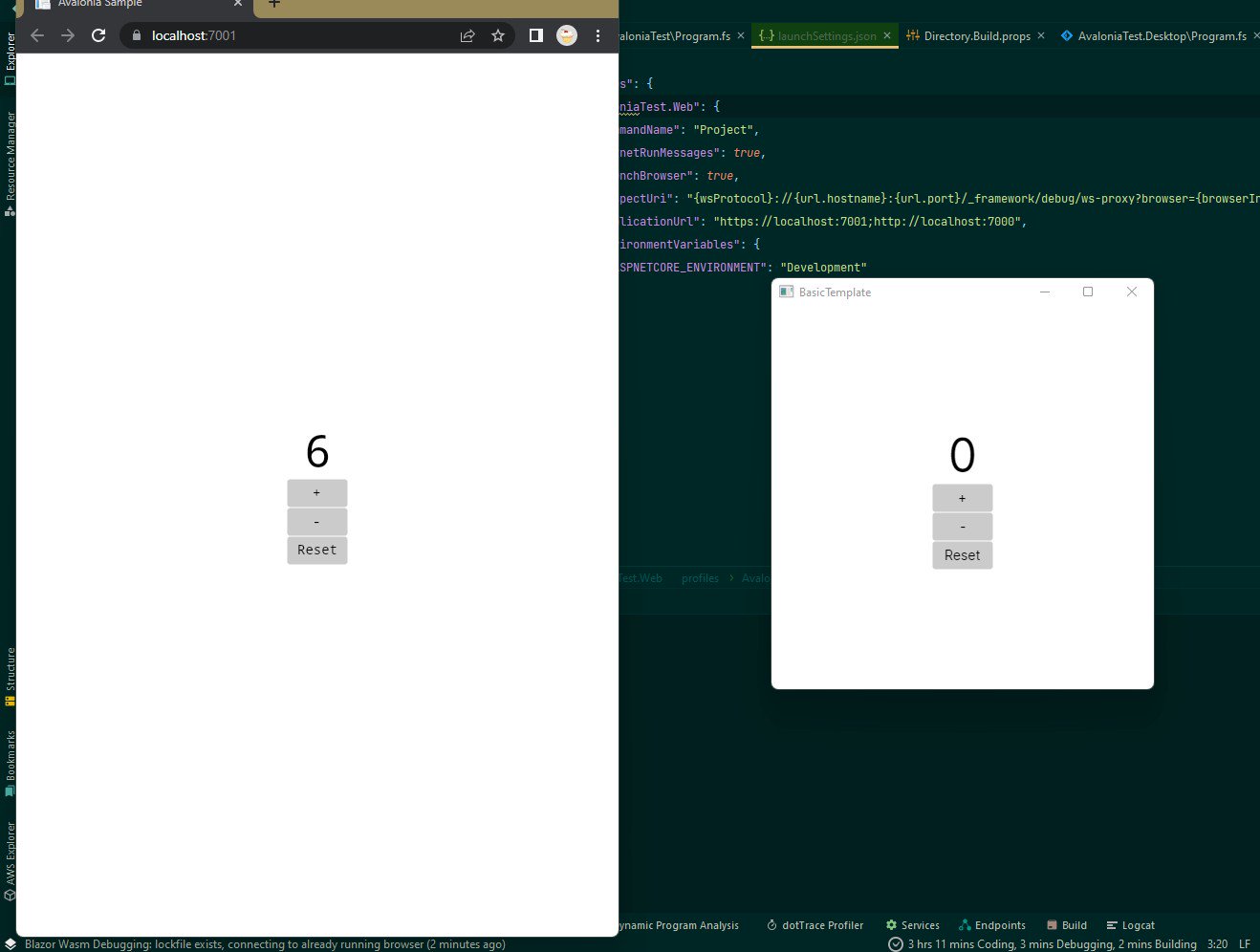 Angel Munoz on Twitter: "I took some time to port the @AvaloniaUI xplat Template to #fsharp and ...