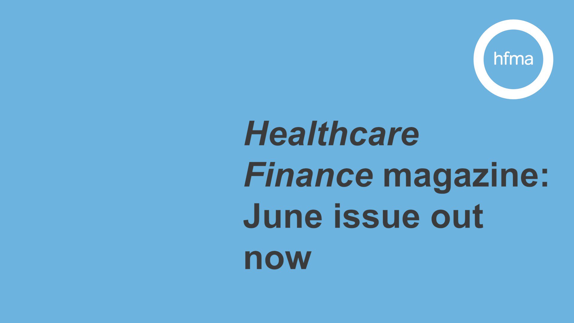 HFMA (@HFMA_UK) / Twitter