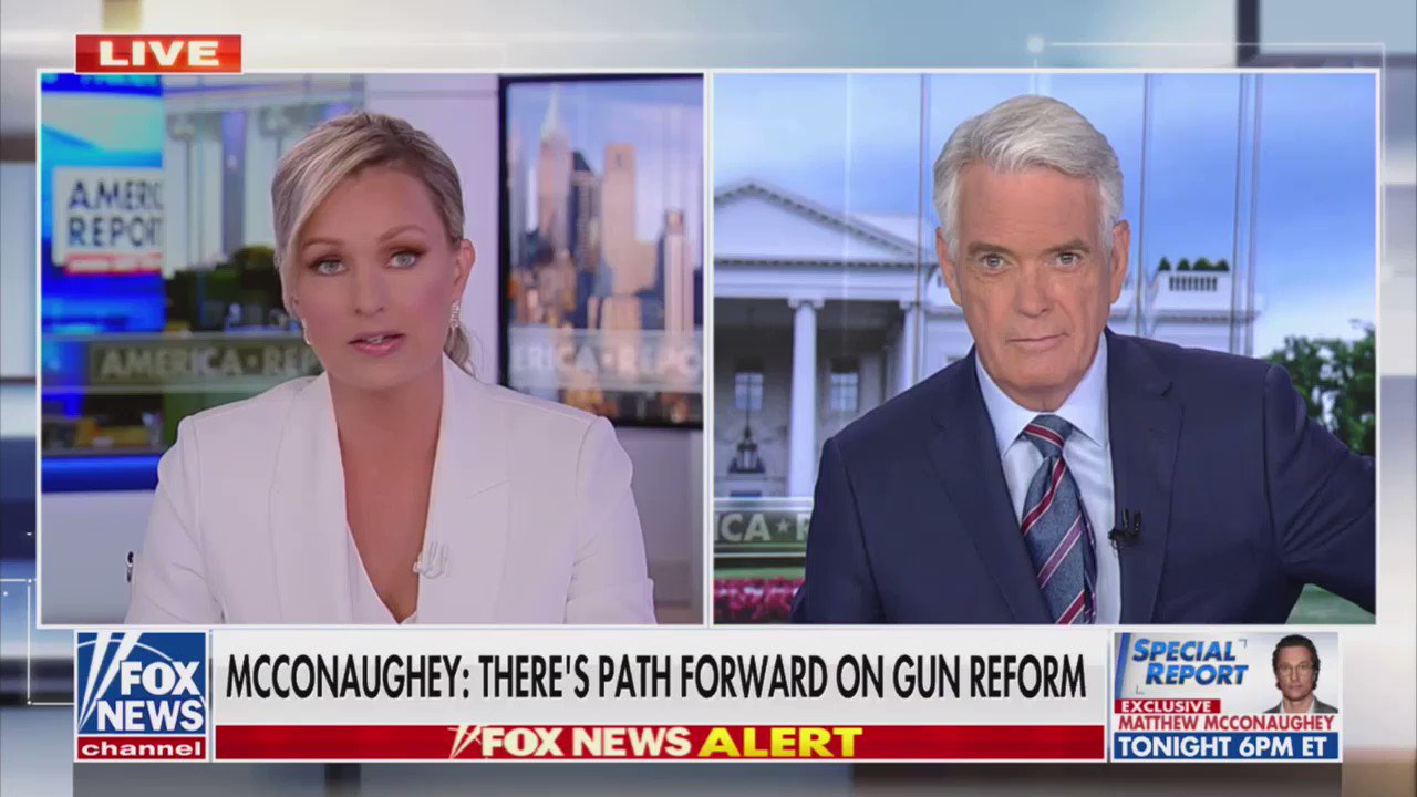 Aaron Rupar on Twitter: "Fox News host Sandra Smith dismisses McConaughey's heart-wrenching call ...