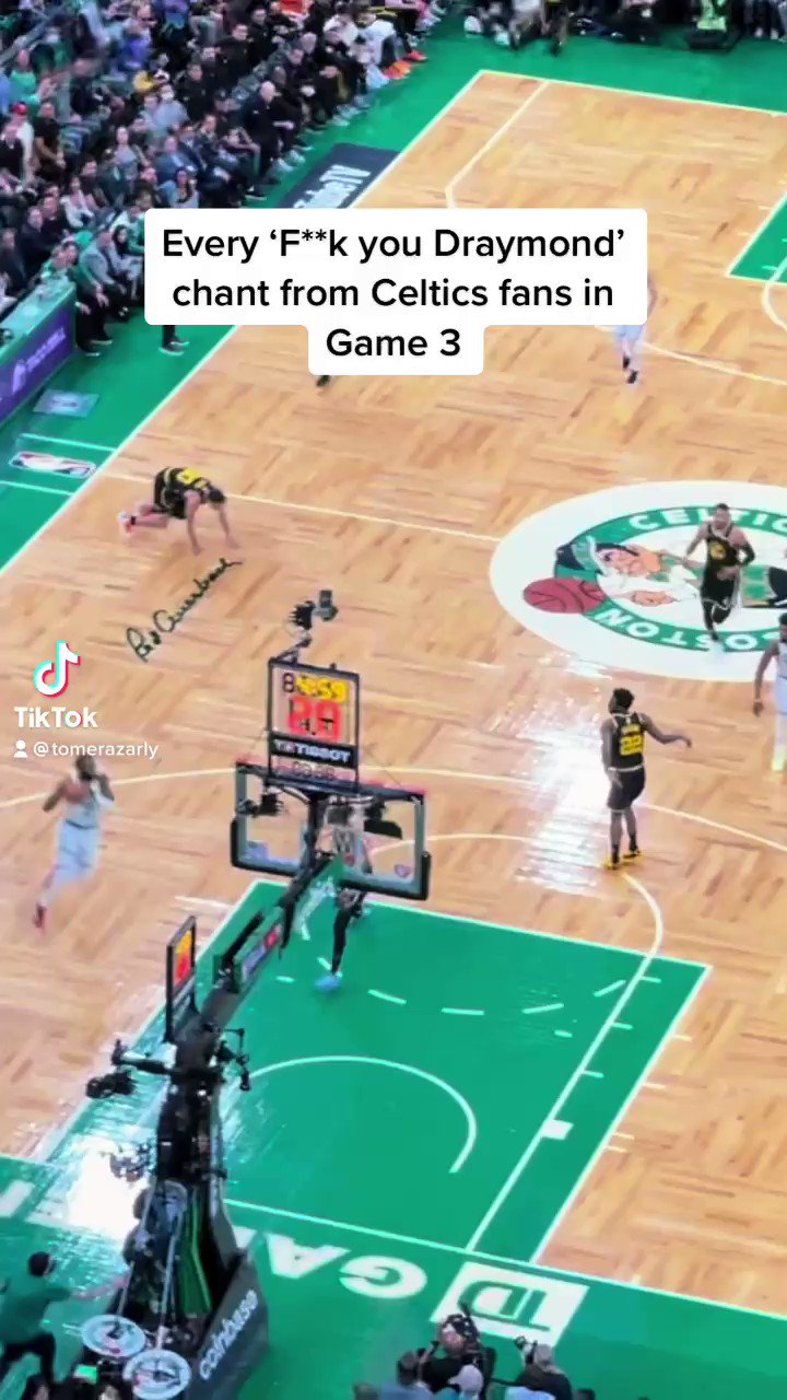 ClutchPoints on Twitter: "Here’s every ‘F*ck You Draymond’ chant from Celtics fans in Game 3 of ...