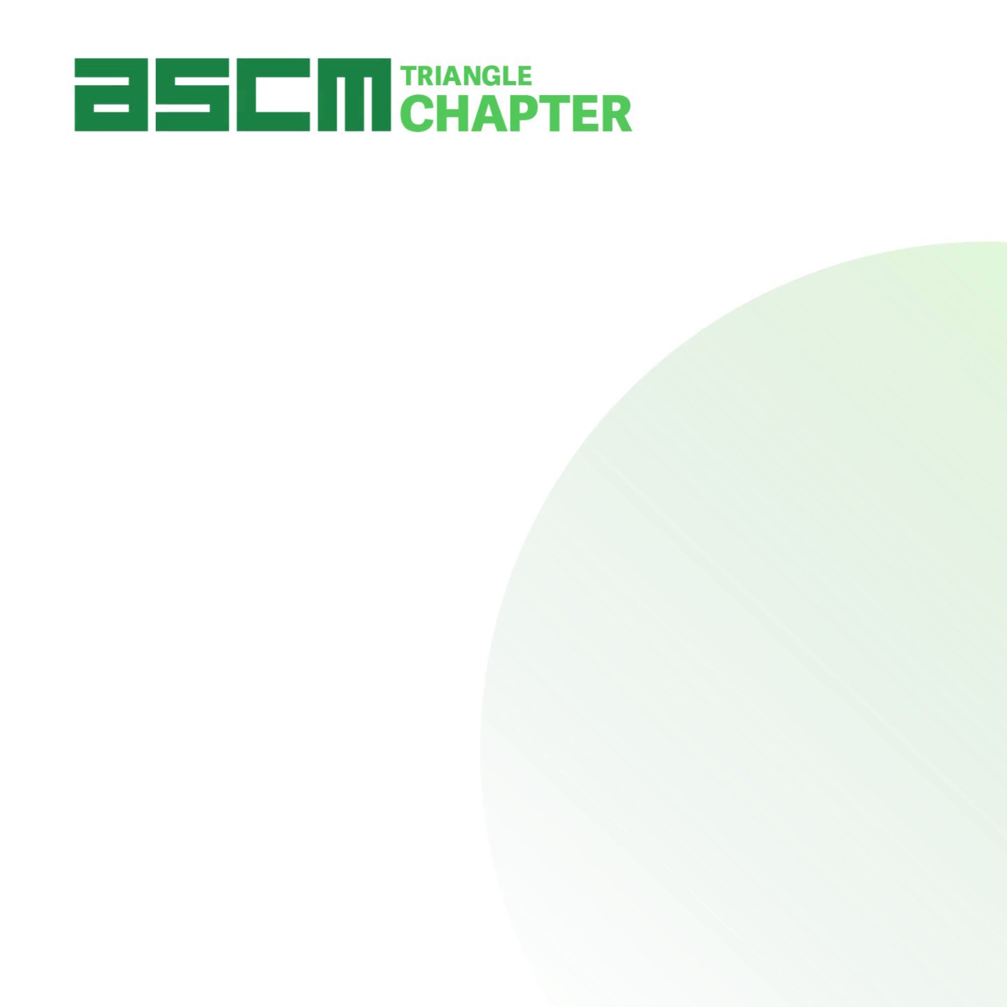 Ascm Triangle Chapter Ascm Triangle Twitter