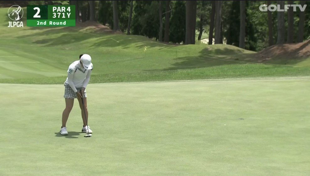 JLPGA_official on Twitter: "#サントリーレディス｜#Round2 🏆 GOLFTV・DAZNでのLIVE配信がスタートしました🏌️‍♀️ ルーキー #佐藤心結 選手 ...