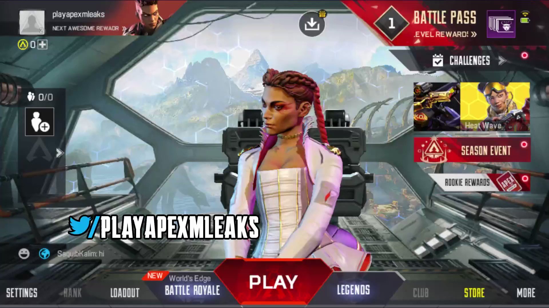 Apex Legends Mobile Leaks on Twitter: "😍Loba Unlocked😍 Loba Legend Lobby View. # ...