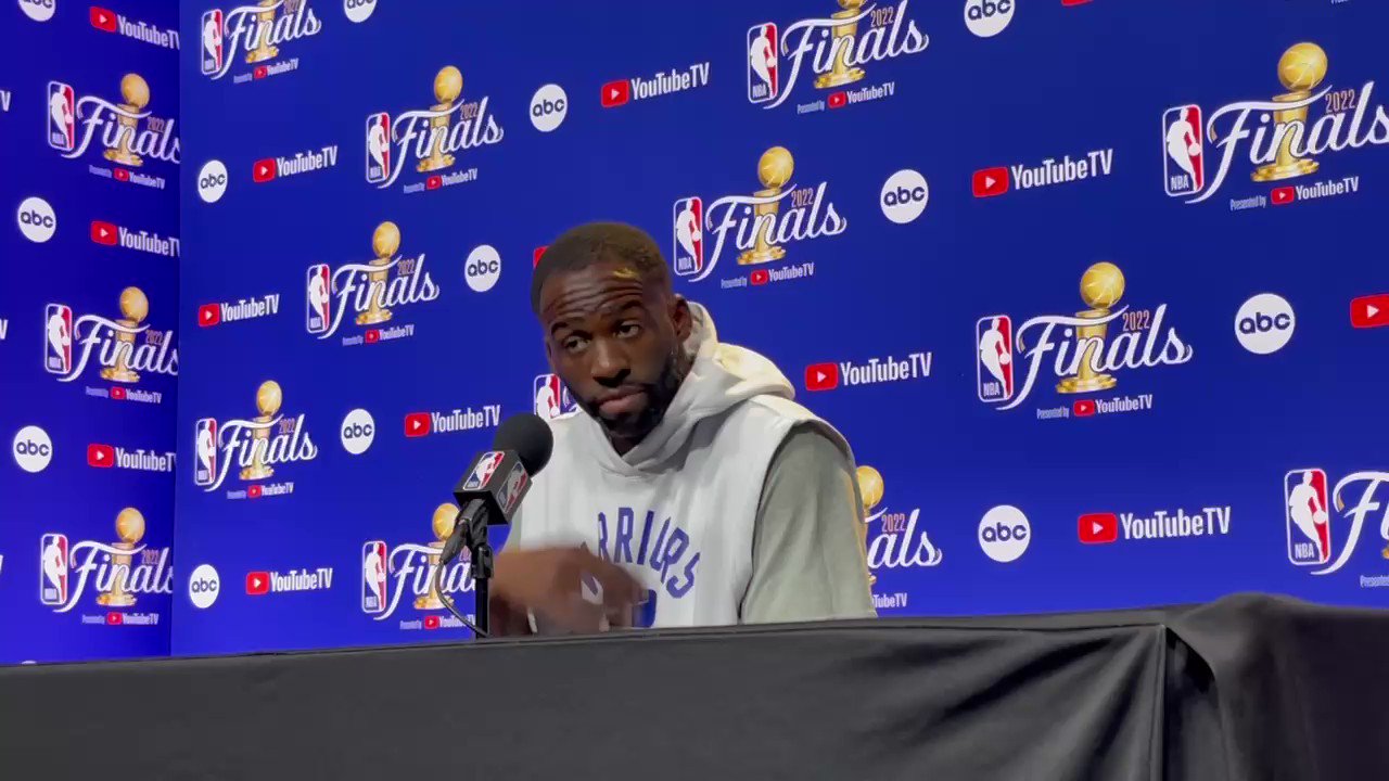 ClutchPoints on Twitter: "Draymond Green was asked to reflect on the 3-year anniversary of Klay ...