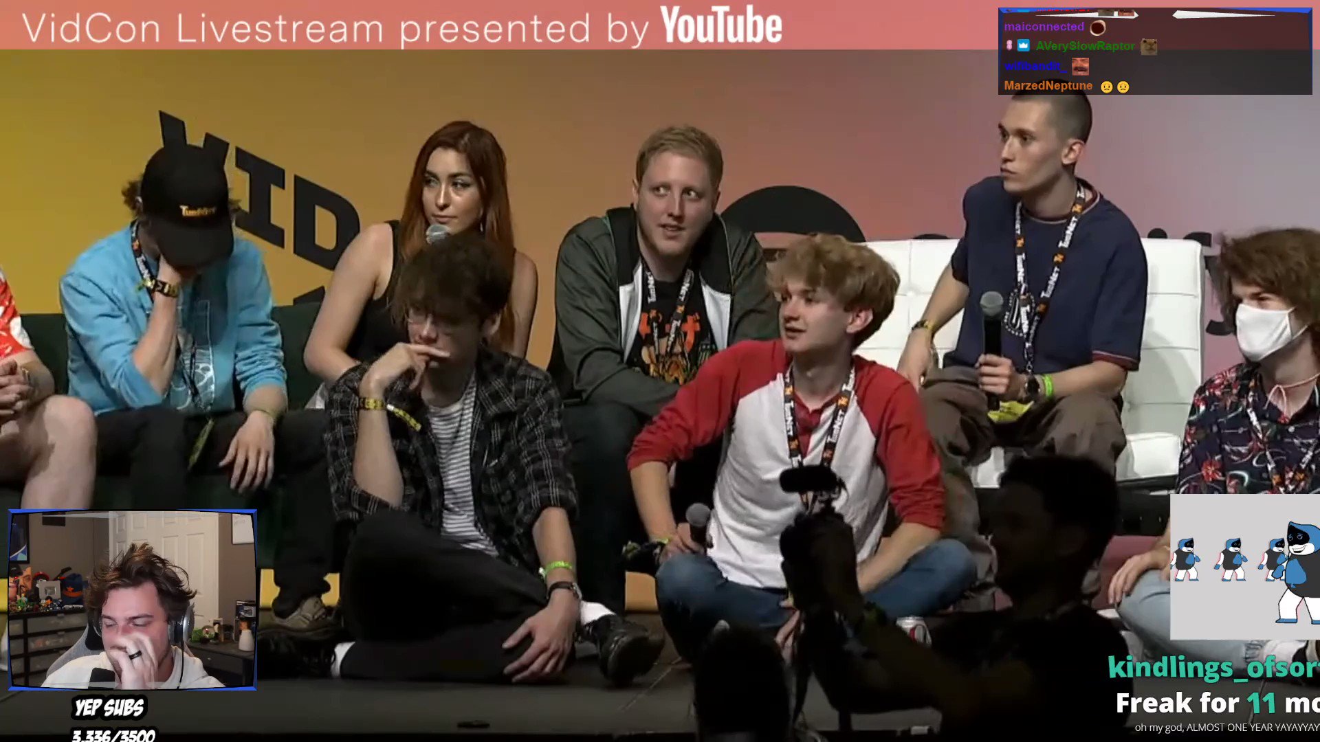 karina on Twitter: "SNEEG REACTING TO THAT PERSON ASKING THE C!WILBUR AND C!QUACKITY QUESTION ...