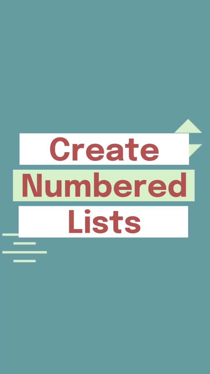 excel-dictionary-on-twitter-how-to-create-a-numbered-list-with-a