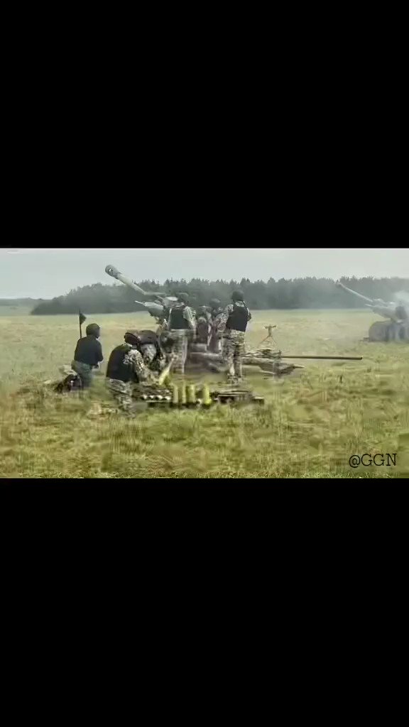 GlobalGeoNews on Twitter: "Ukraine forces seen training with 105mm L118/L119 light guns that are ...