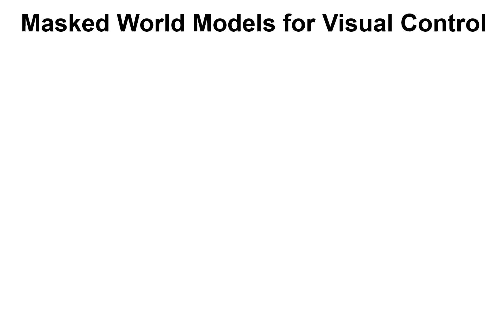 Younggyo Seo on Twitter: "Excited to share Masked World Models for ...