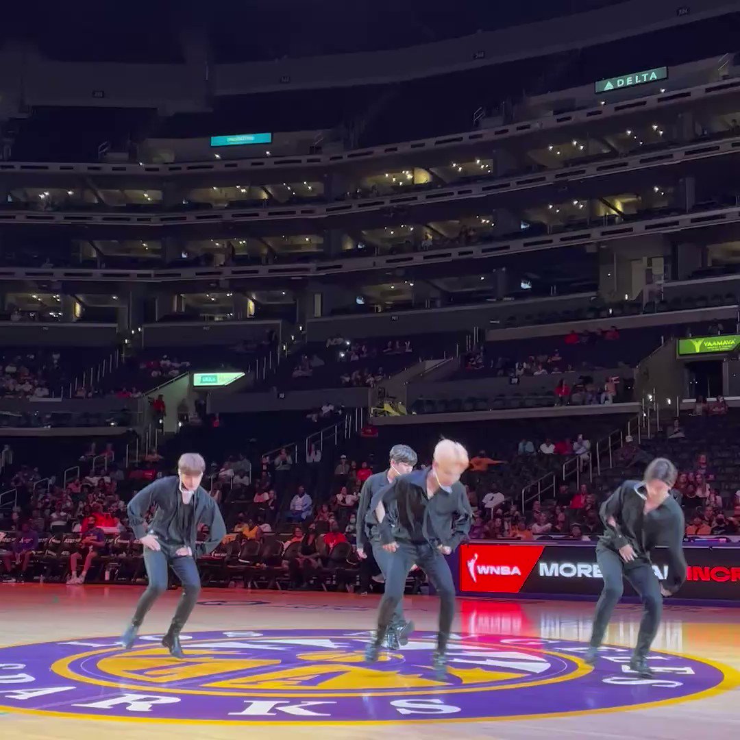 WNBA on Twitter: "When K-pop and the #WNBA meet 🤝 @LASparks halftime performance by @AB6IX 🎶 ...