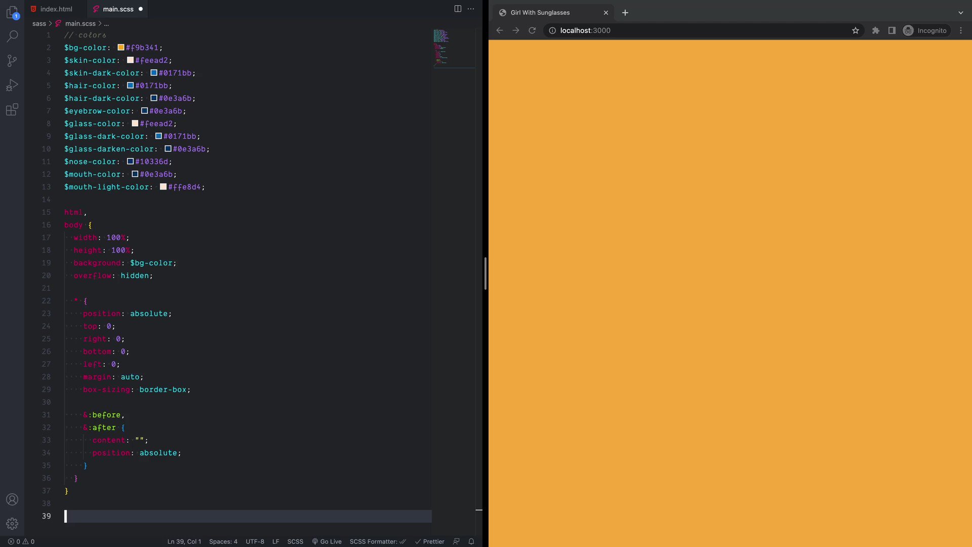 Asyraf Hussin on Twitter: "Draw Girl With Sunglasses using CSS @CodePen : https://t.co ...