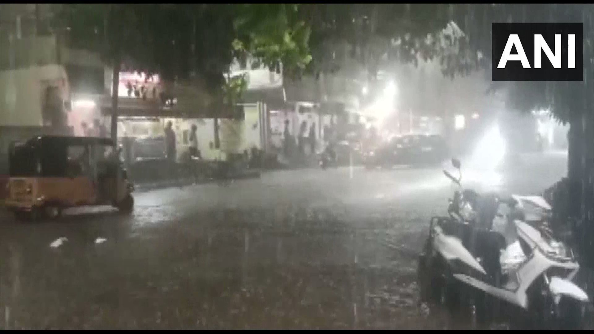 Ani On Twitter Watch Rain Lashes Parts Of Telangana Visuals From