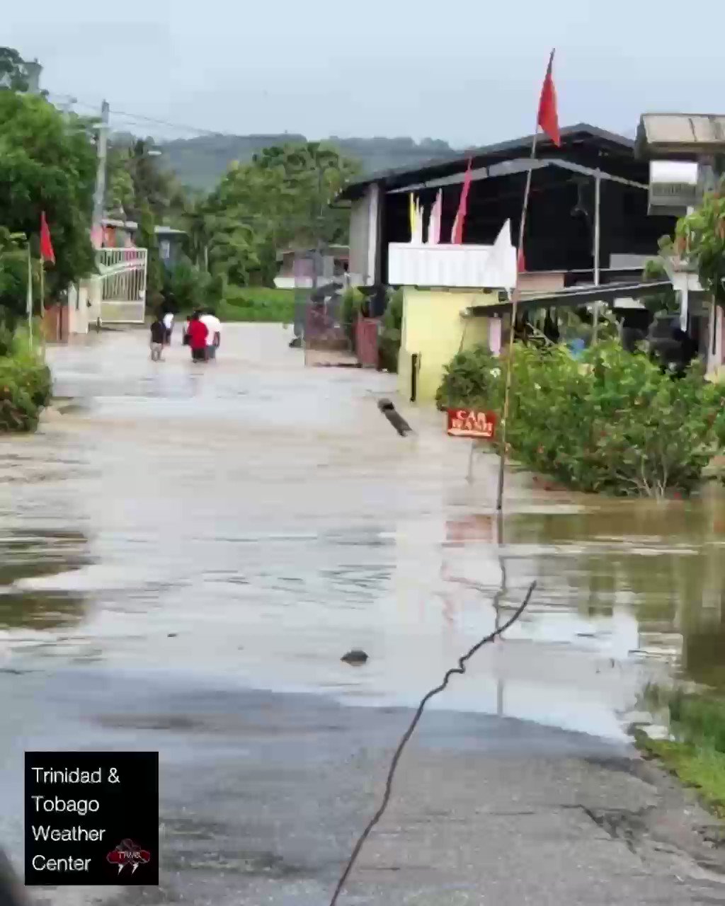 TTWeatherCenter on Twitter: "Flash flooding continues across multiple areas of Caparo, Central ...